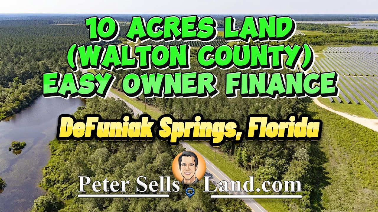 Rural Florida Acreage For Sale — 10 Wooded Acres with Creek Near ...