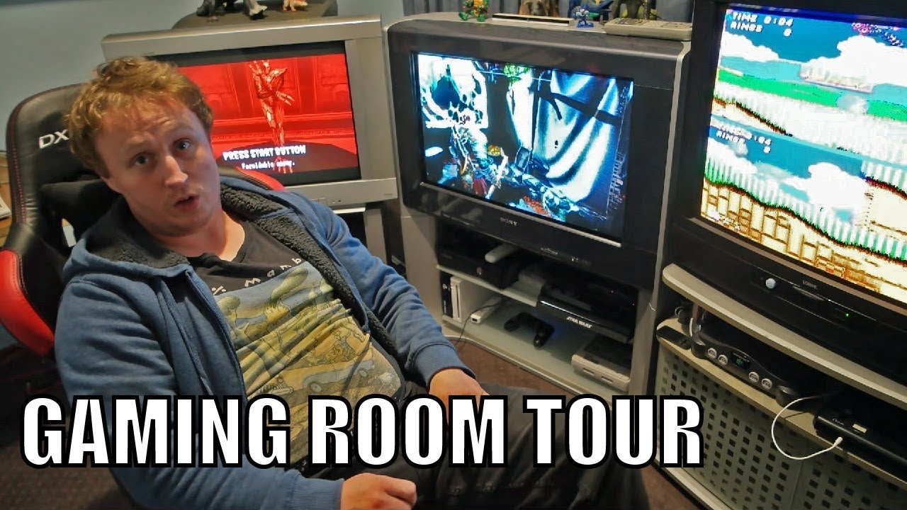 Gaming room tour - YouTube