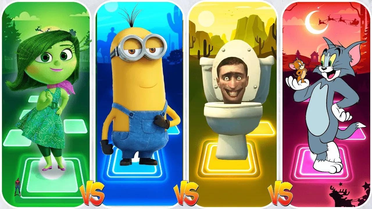📹 Inside Out 🆚 Minions 🆚 Skibidi Toilet 🆚 Tom and Jerry l 🎶Who is best ...