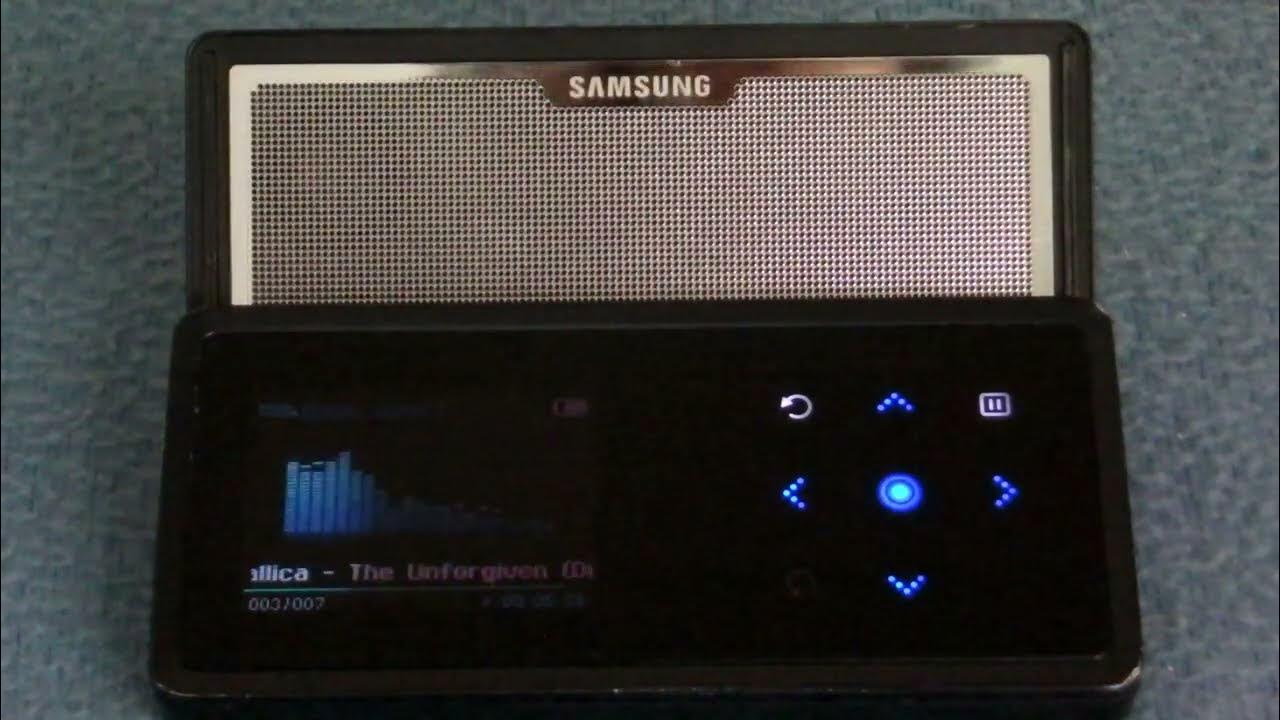 Samsung YP-K5 Mp3 Player 2GB 2006 - YouTube