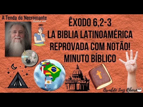 2422. Êxodo 6,2-3. La Biblia Latinoamérica. Reprovada com notão! Nota 4 ...