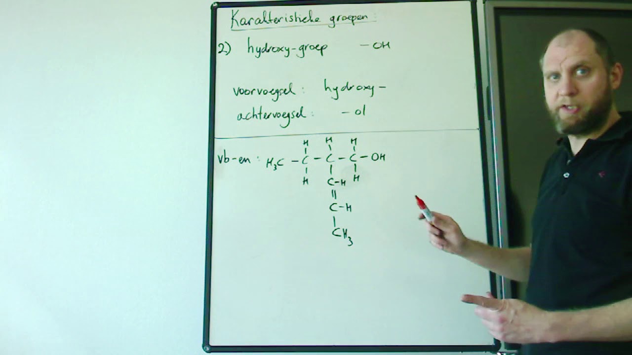 De hydroxy-groep (karakteristieke groepen in organische moleculen ...