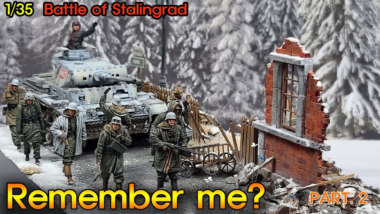 1/35 the Battle of Stalingrad scale diorama(스탈린그라드 전투 디오라마) - YouTube