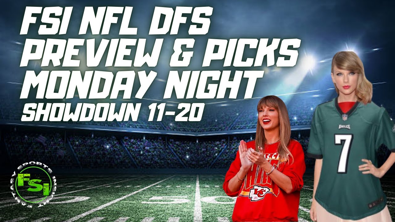 NFL DFS Showdown Preview Show - Monday Night Football - Eagles at ...