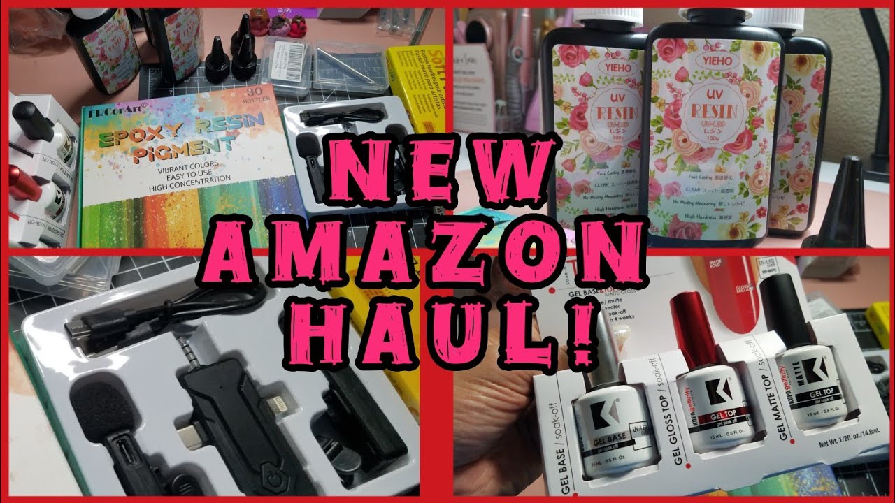 MINI AMAZON Craft Haul||CHIT-CHAT||I MADE MORE NAIL DISPLAYS!! - YouTube