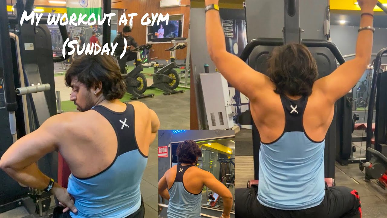 My Sunday workout at gym - YouTube