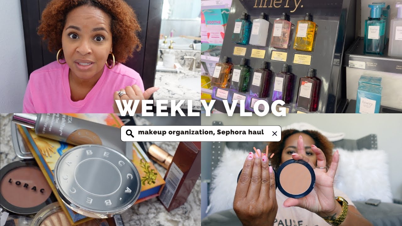 Vlog #115 | Makeup Organization, Sephora Haul - YouTube