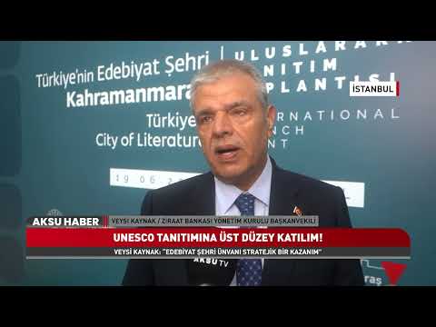 Kahramanmaraş UNESCO Sahnesinde! Veysi Kaynak’tan Edebiyat Şehri Vurgusu