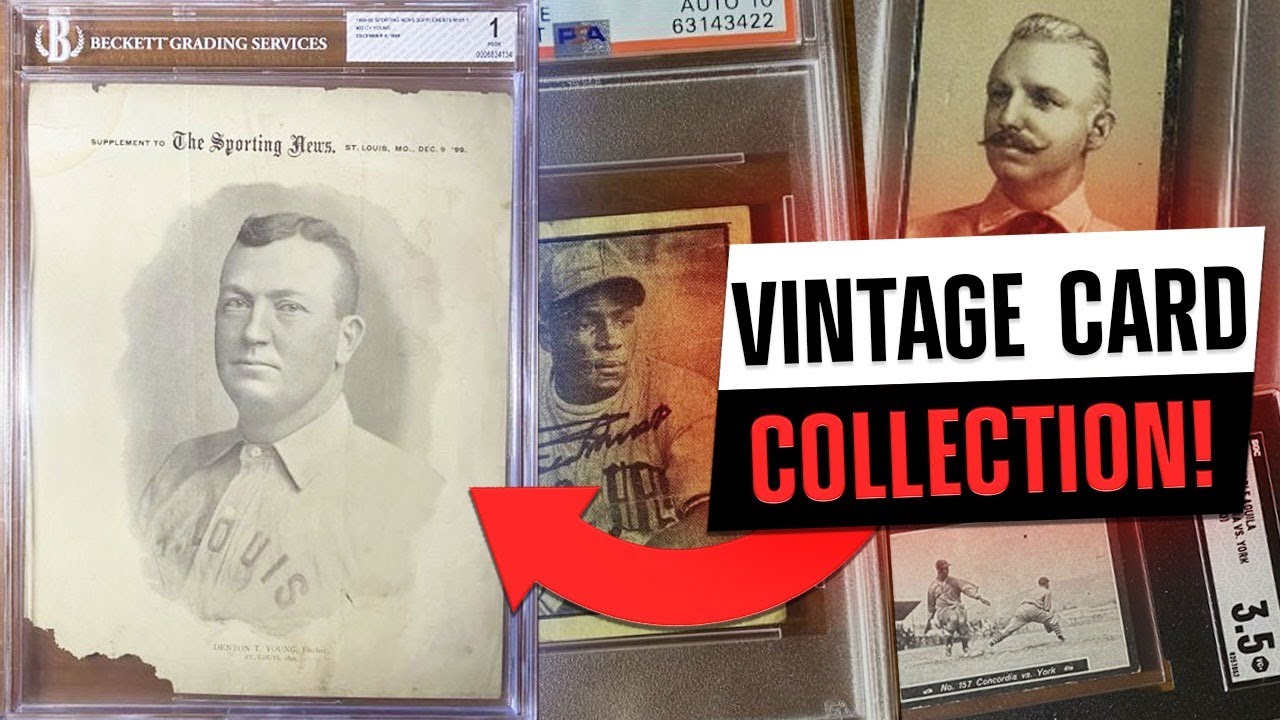 INSANE VINTAGE Card Collection!!! - YouTube