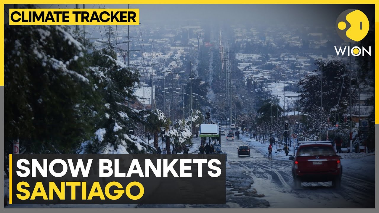 Chile turns chilly as rare, snowfall hits Santiago | WION Climate ...