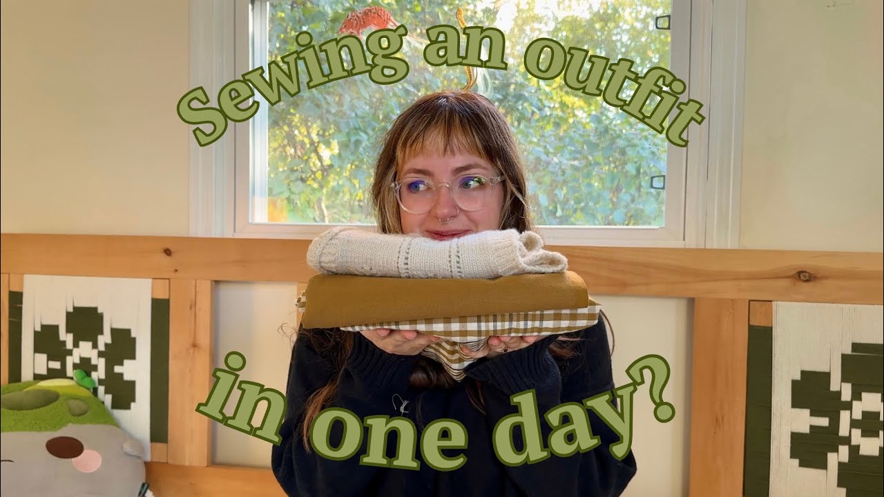 Attempting to sew an outfit in ONE day | Sewing Vlog Ep 1 ...