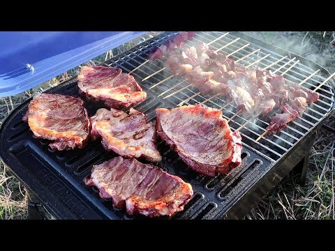 KITLIKTAN ÇIKMIŞ GİBİ YEDİK | MANGALDA KUZU CİĞER YÜREK | Lamb Liver and Heart Kebab Recipe
