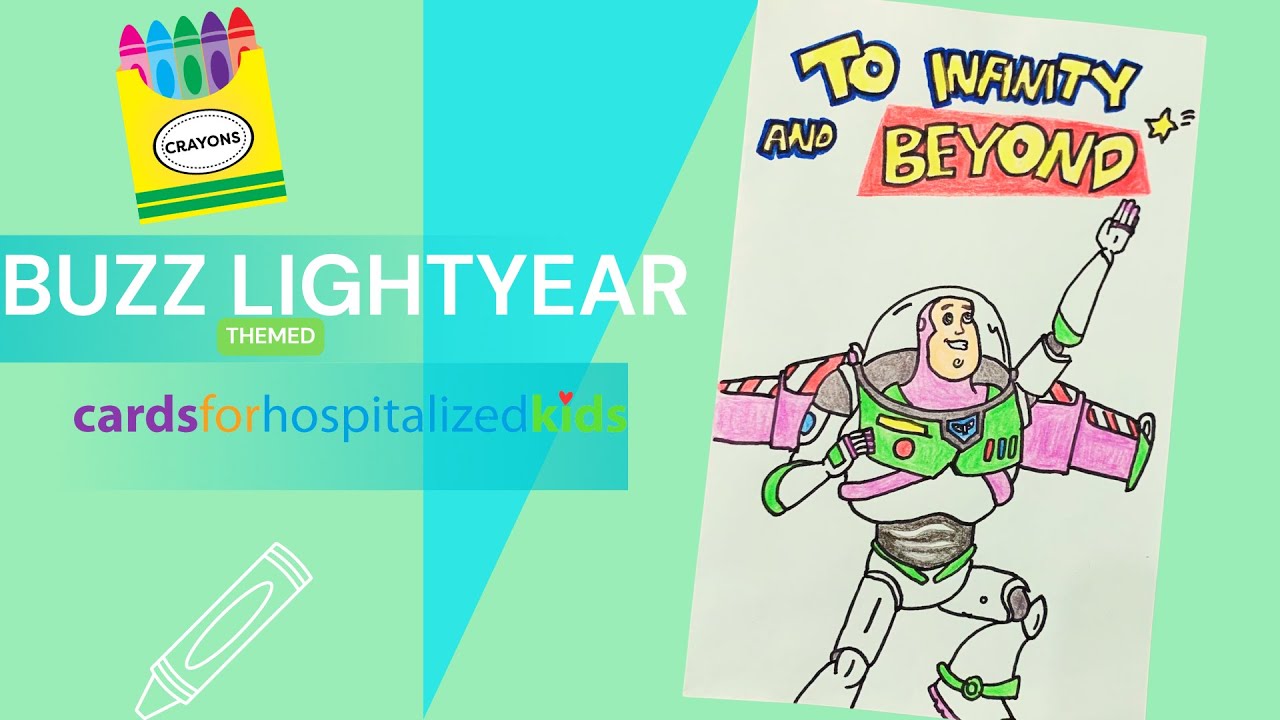 Buzz Lightyear themed Cards for Hospitalized Kids - YouTube