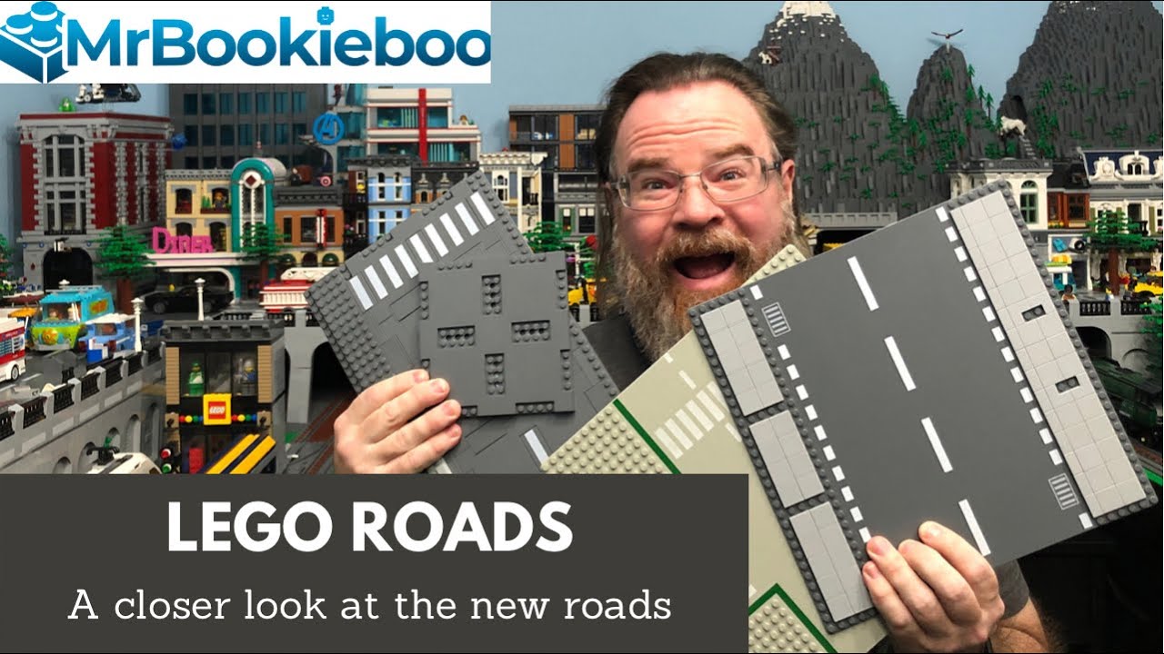 LEGO Roads - uses for the new road plates in a LEGO City - YouTube