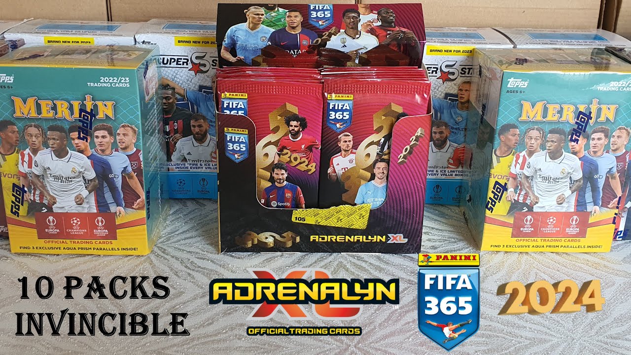 Invincible ! 10 Packs ! Panini Fifa 365 Adrenalyn XL 2024 || Türkiye ...