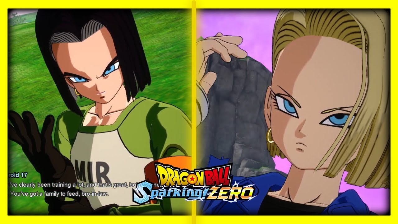Android 17 & 18 Interactions and Special Dialogues - Dragon Ball ...