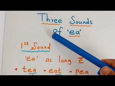 What are the Sounds of ea? Three Sounds of ea ☺️ #english #shortsfeed # ...