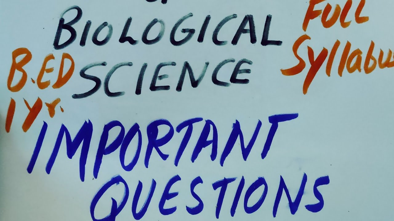 Complete guide of pedagogy of biological sciences# 5 years important ...