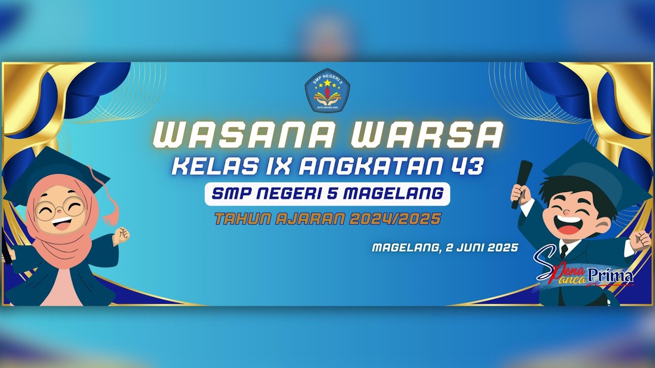 Wasana Warsa Kelas IX Angkatan 43 SMPN 5 Magelang | Senin, 2 Juni 2025 ...