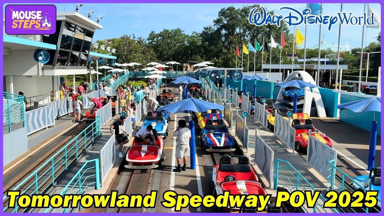 Tomorrowland Speedway POV Ride & Queue (4K) Walt Disney World 2025 ...