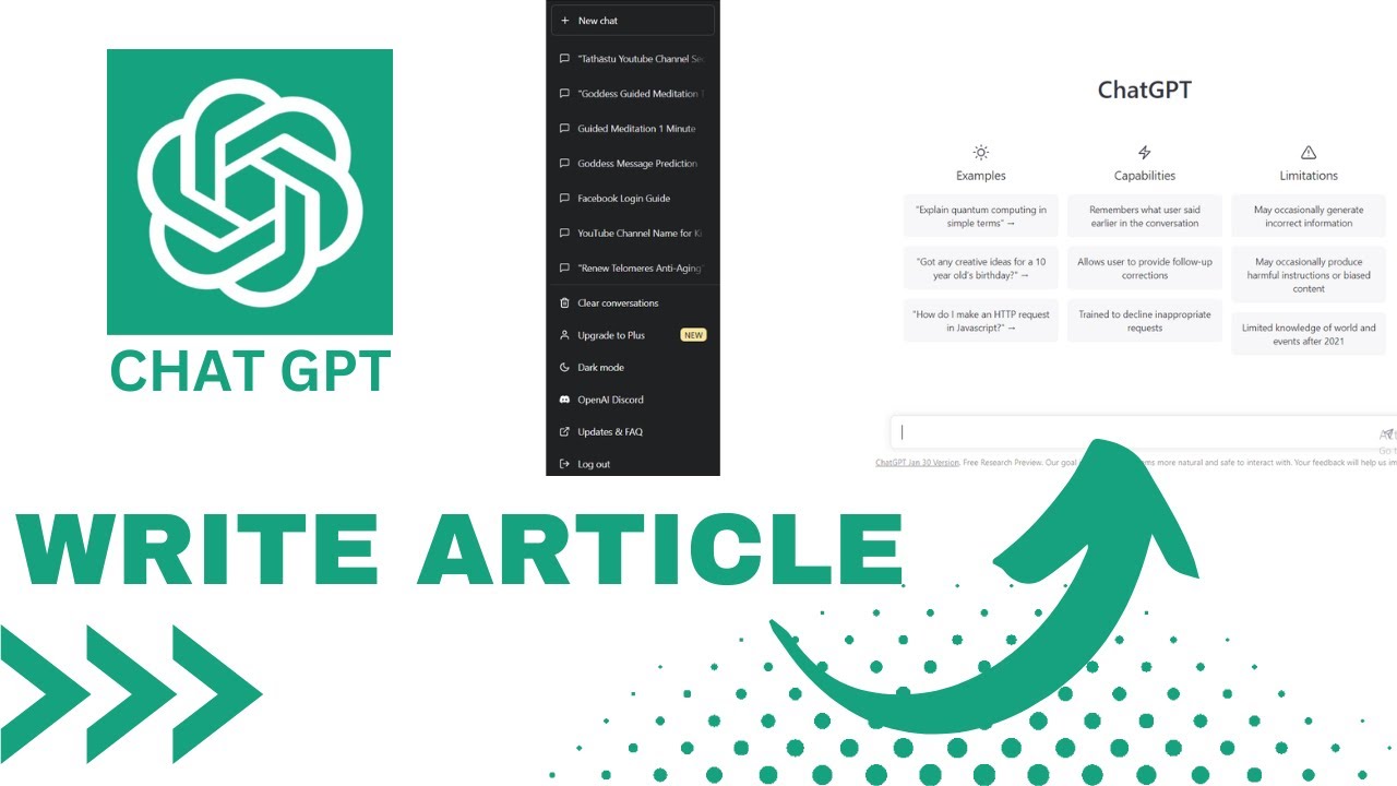 Write a Perfect Article with ChatGPT: The Ultimate Guide - YouTube