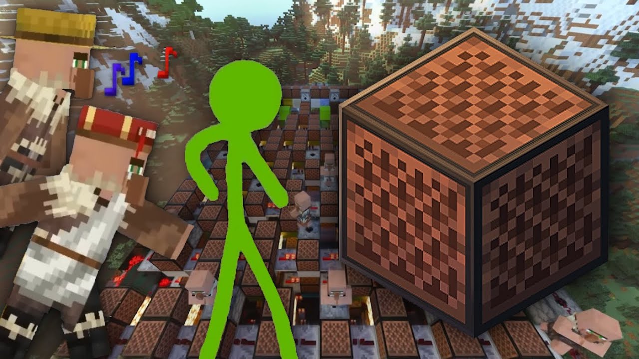 Villager Big Band - Note Block Universe in Minecraft - YouTube
