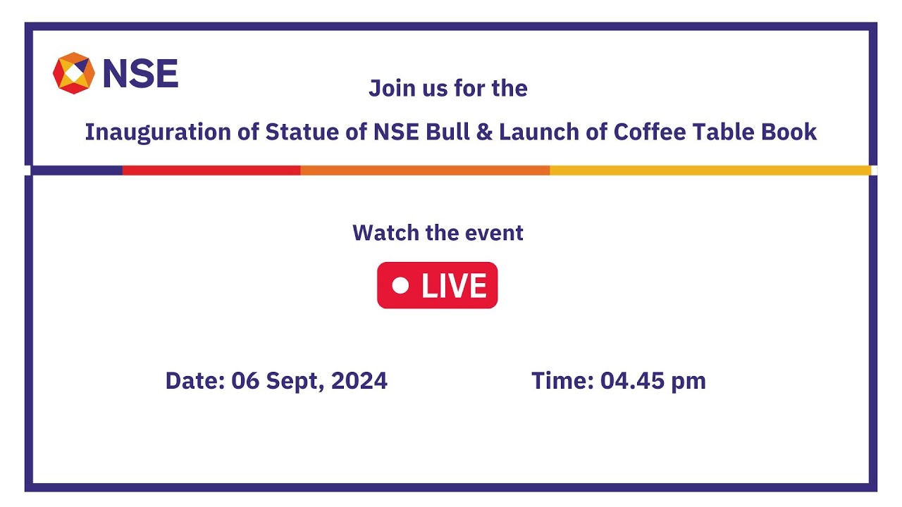 Inauguration of Statue of NSE Bull & Launch of Coffee Table Book - YouTube