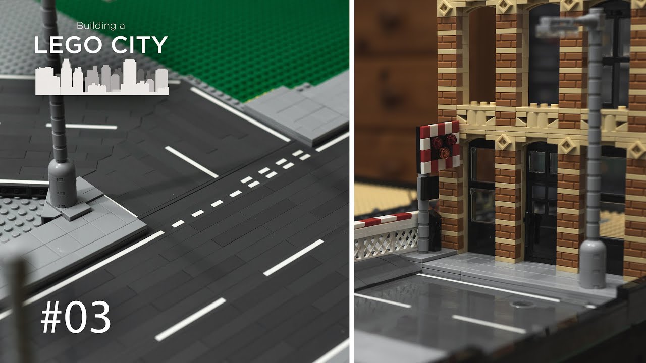 Building a LEGO City - Episode #03 - First Buildings & Diagonal Road ...
