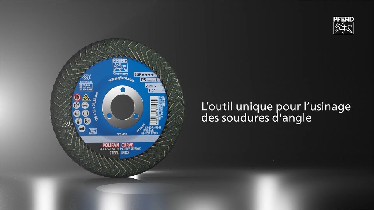 POLIFAN CURVE - L´outil unique pour l´usinage des soudures d´angle ...