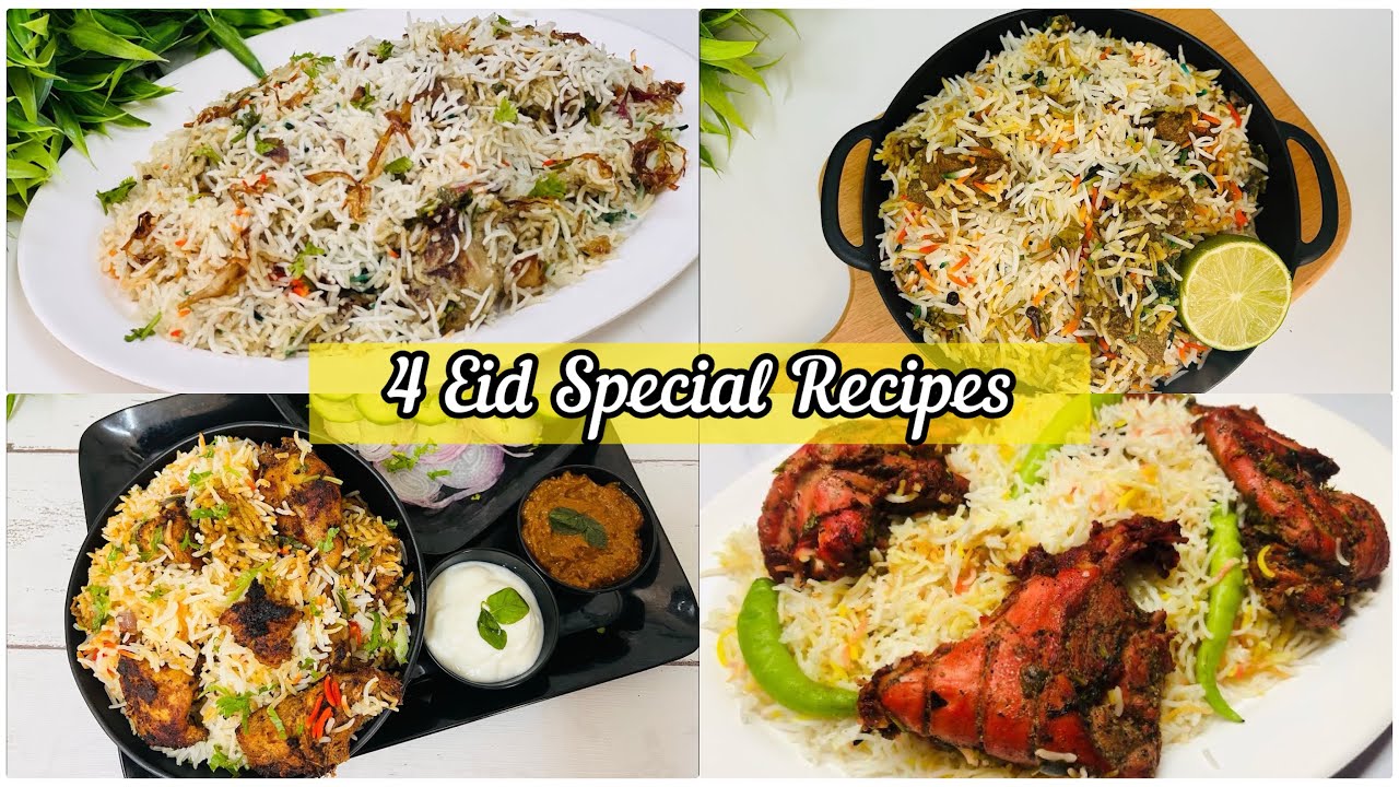 Top 4 Eid Special Biryani Recipes | Easy Recipes For Eid | Best Biryani ...