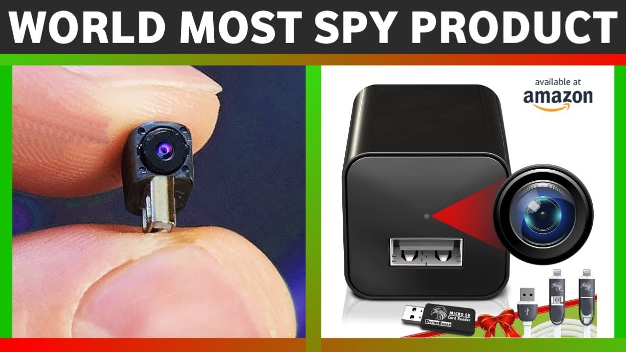 5 SMART SPY THINGS AVAILABLE ON AMAZON || SPY Gadgets in Rs100, Rs500 ...