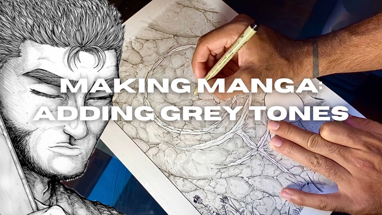 Making Manga: Adding Grey Tones - YouTube
