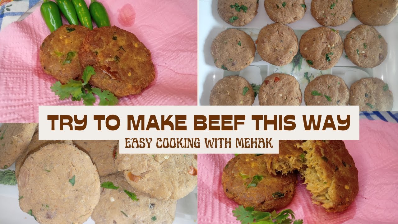 Try This Beef Recipe | Shami kebabs recipe | Beef shami kabab | Easy ...