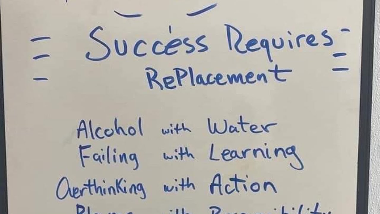 Success Requires Replacement. #success #levelup - YouTube