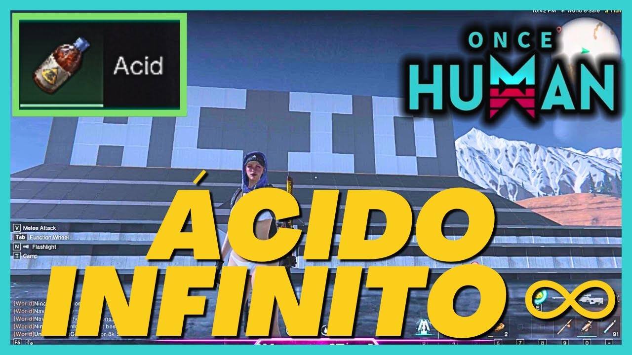 COMO TENER ÁCIDO INFINITO EN ONCE HUMAN ACID FARM - YouTube