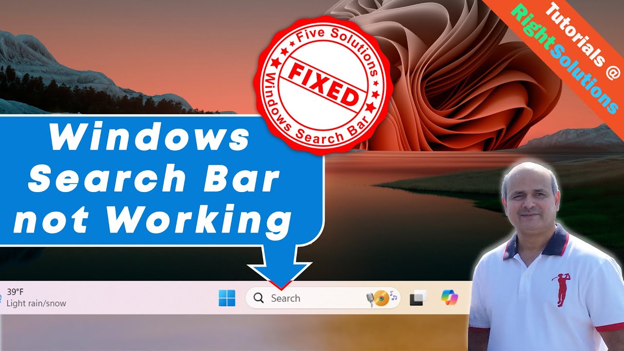 Fix Your Broken Windows Search Bar in 5 Minutes | 5 Solutions to Fix ...