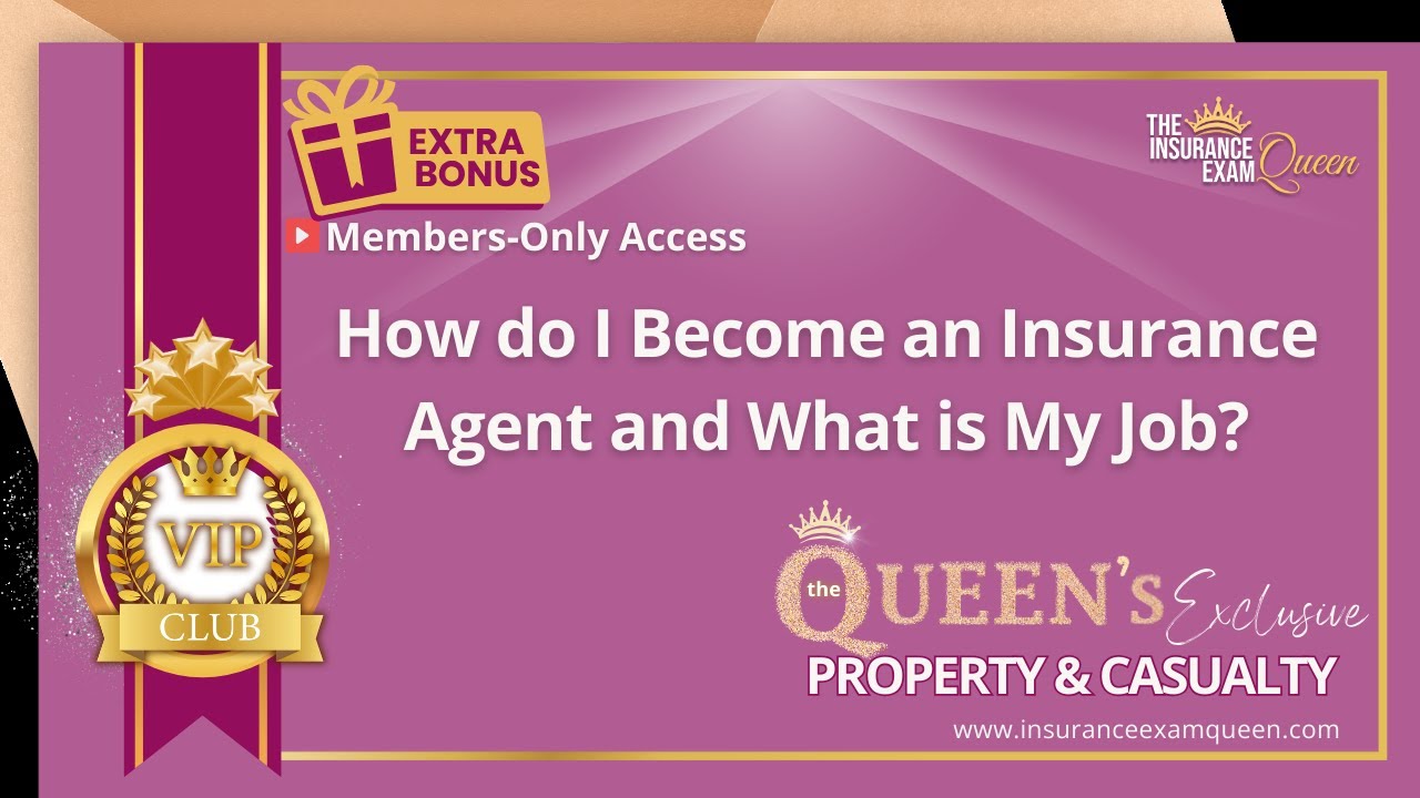 BONUS: How do I Become an Insurance Agent and What is My Job? - YouTube