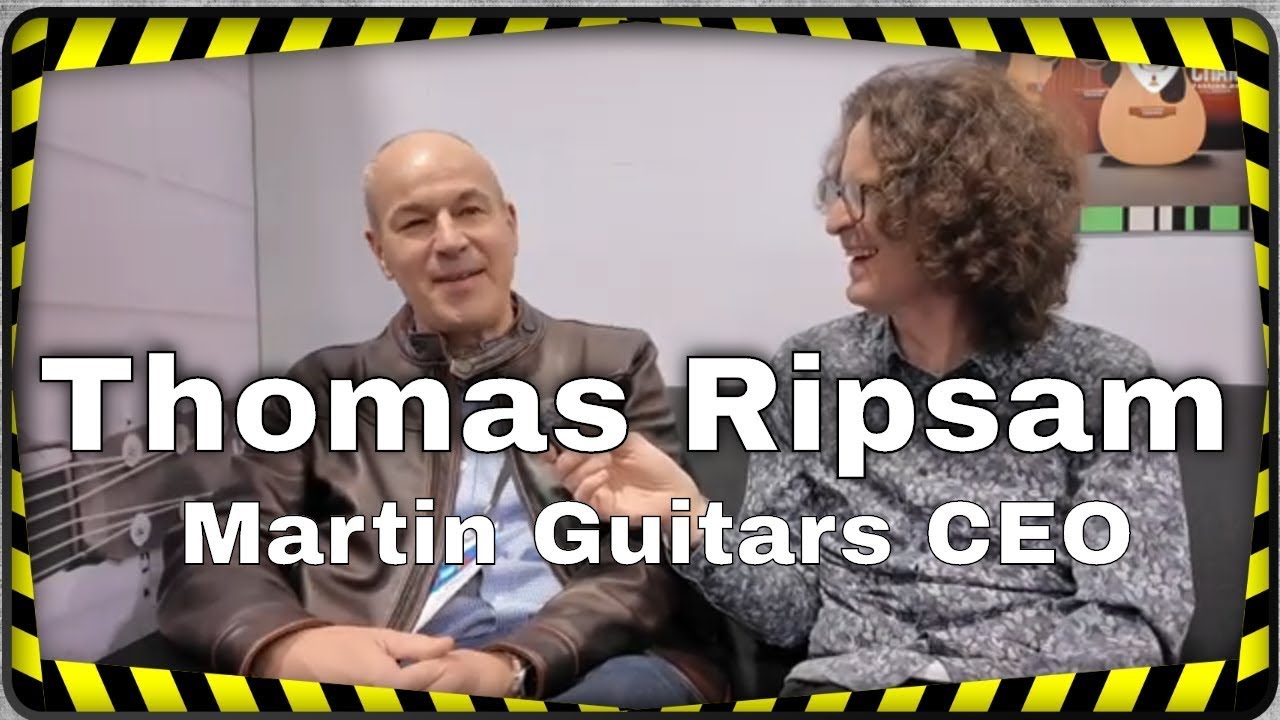 Thomas Ripsam, Martin Guitars president NAMM interview - YouTube