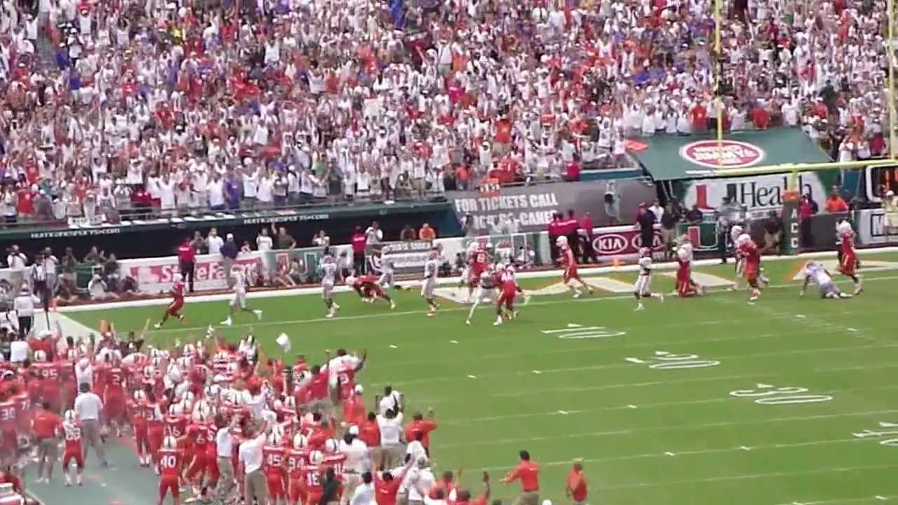 2013 Miami Hurricanes vs. Florida Gators - YouTube