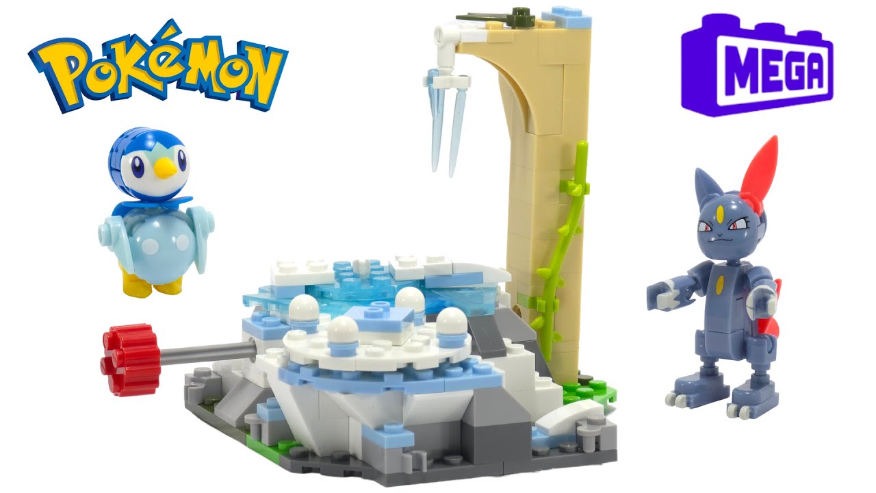 MEGA Pokemon Piplup and Sneasel’s Snow Day - LEGO Pokémon Speed Build ...