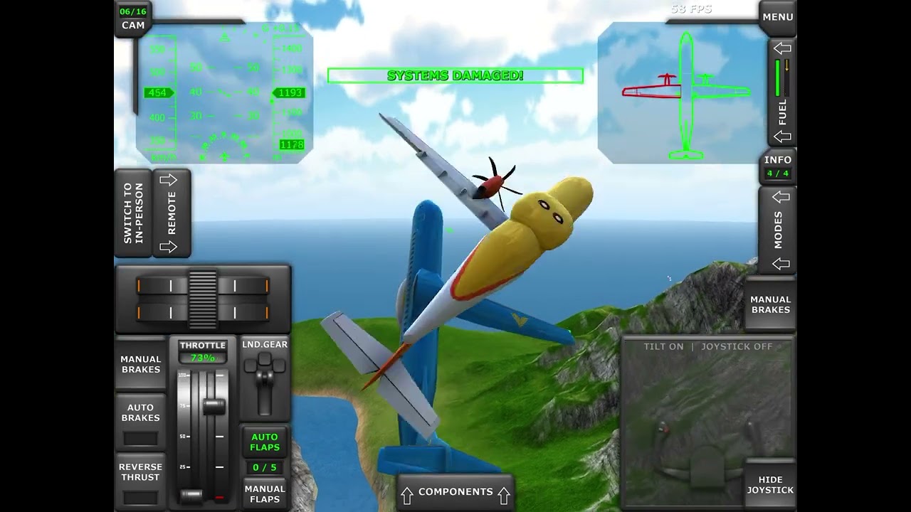 Mid air collision in Turboprop Flight Simulator (3) - YouTube