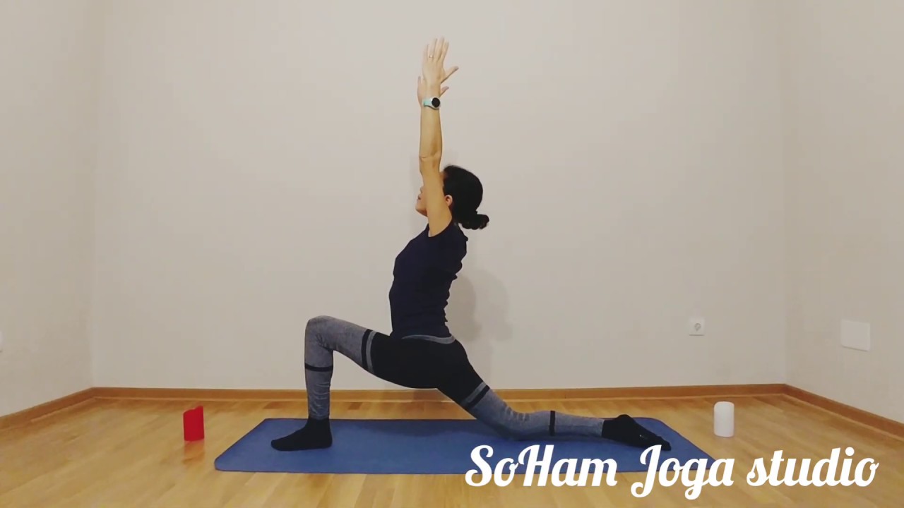 Joga, aktivno istezanje nogu i prepona. - YouTube