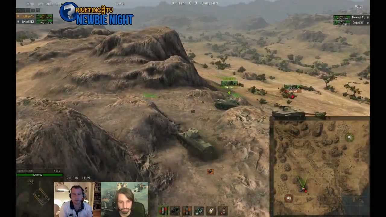 Map Tactics El Halluf - Newbie Night #6 Part 1 - RivetingTV - World of ...