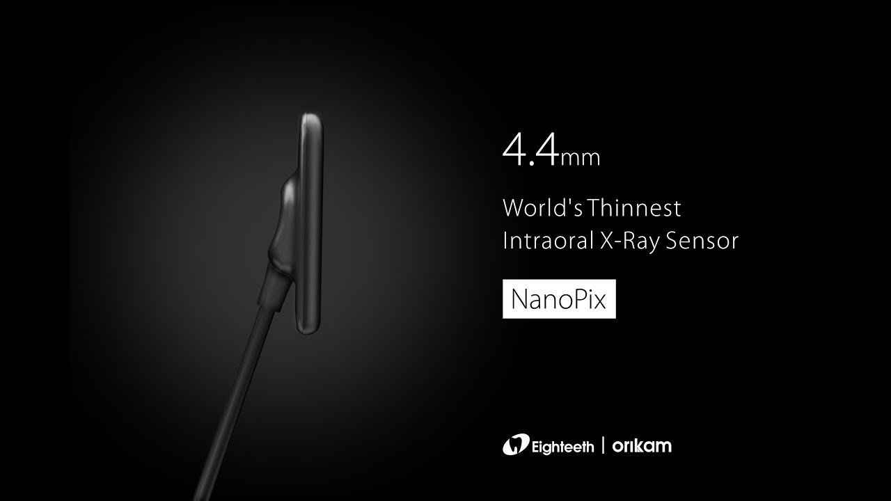 4,4 mm kalınlık Eighteeth Intraoral RVG X ray Sensor NanoPix 4 4mm ...