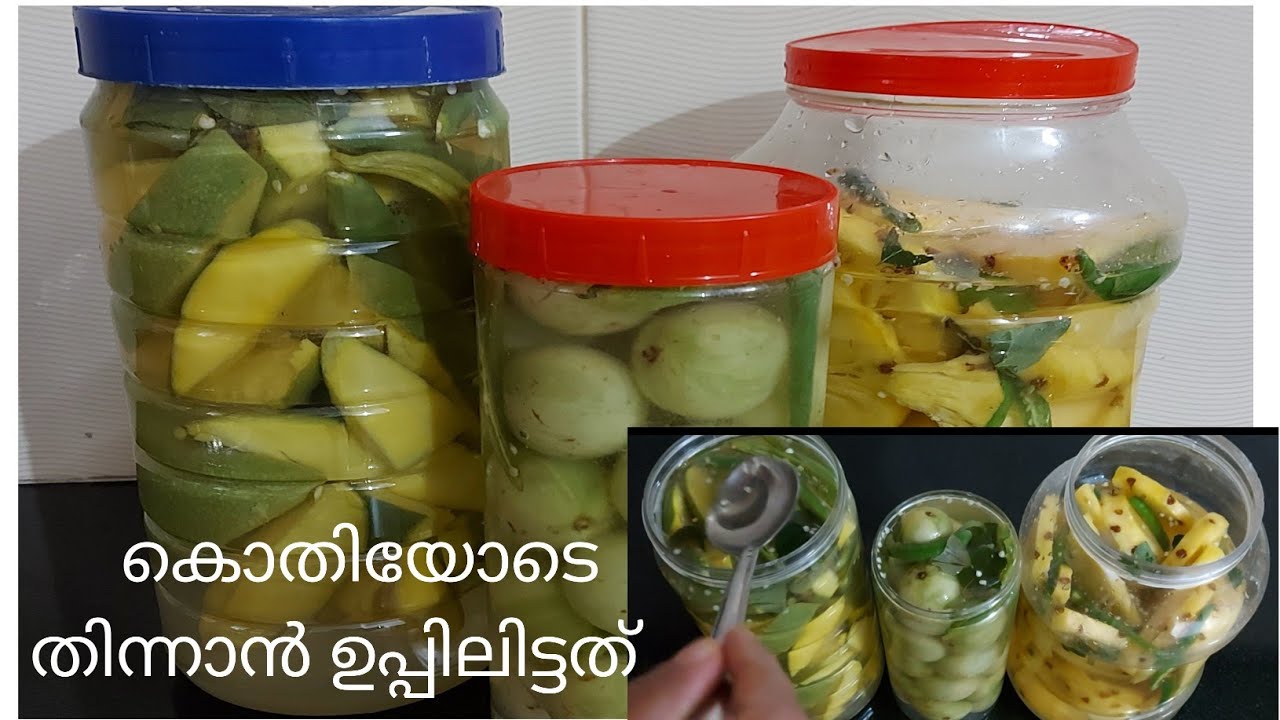 ഉപ്പിലിട്ട മാങ്ങ | ഉപ്പിലിട്ട പൈനാപ്പിള്‍ | ഉപ്പിലിട്ട നെല്ലിക്ക ...