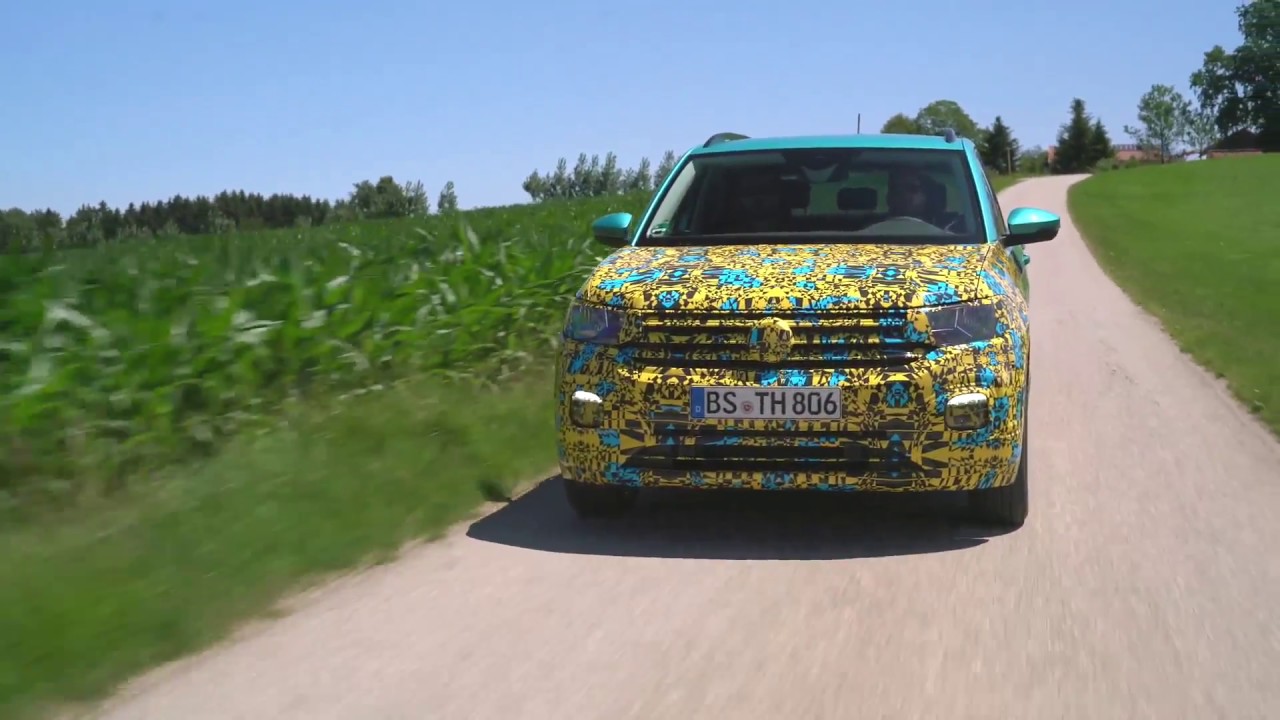 The all new Volkswagen T-Cross - Covered Drive in Makena Turquoise ...