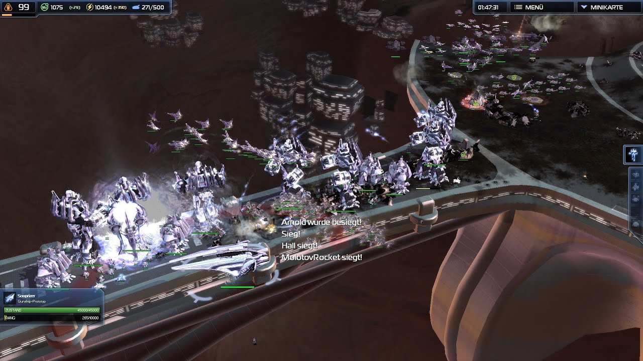 Supreme Commander 2 DLC Aeon Prototype Gunship, große Luftschlacht ...