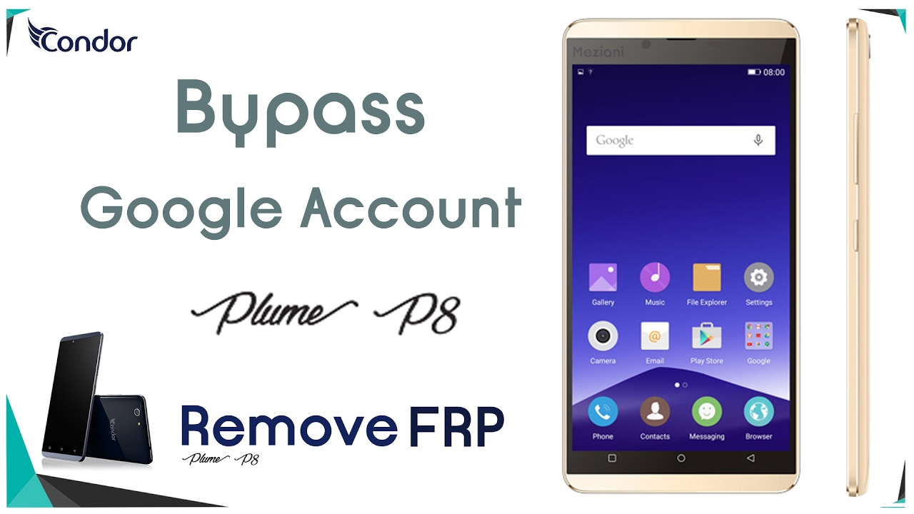 Bypass Google Account Condor Plume P8 Remove FRP [EASY STEPS] - YouTube