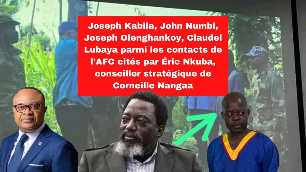 #RDC🇨🇩: Éric Nkuba à cité John Numbi, Joseph Kabila « contacts ...