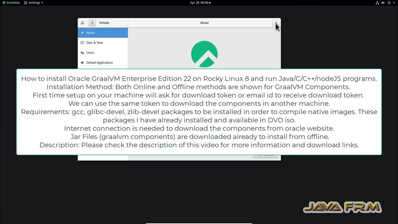 How to install Oracle GraalVM Enterprise Edition 22 on Rocky Linux 8 and run Java/C/C++/nodeJS ...